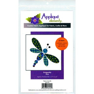 Dragonfly Dots Fusible Fabric Applique - Etsy