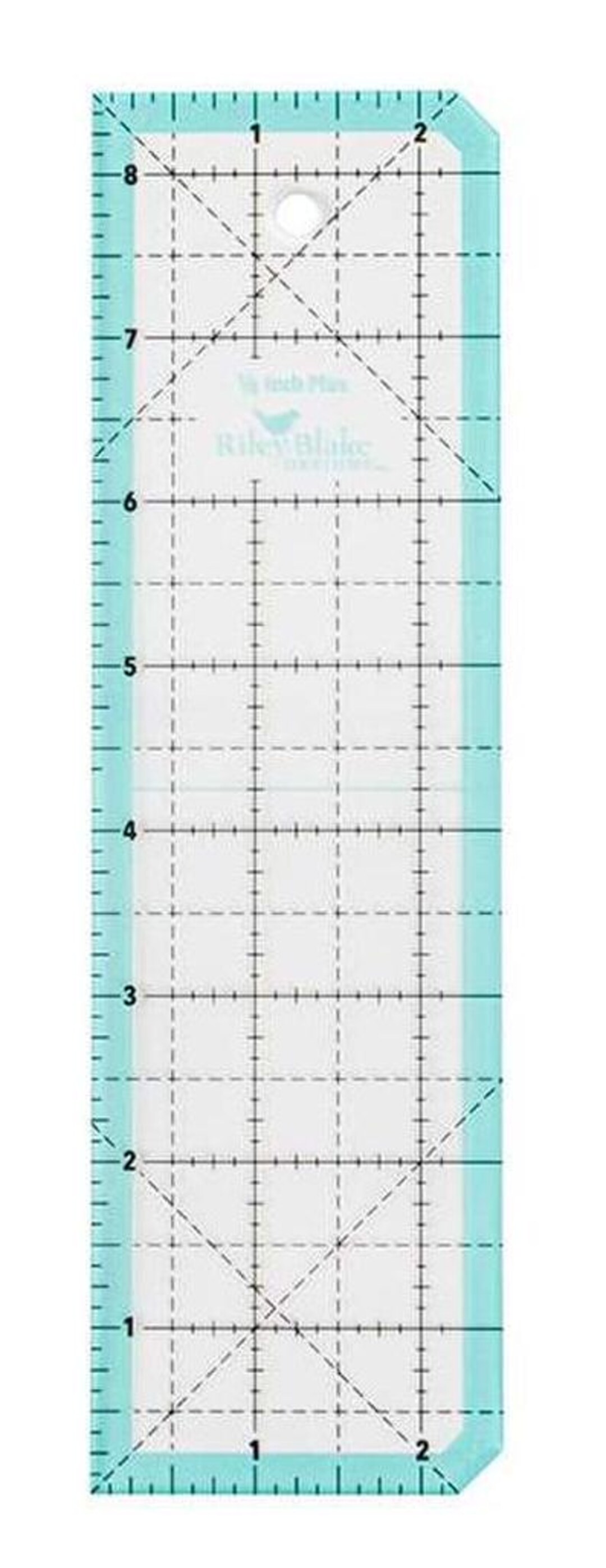 Riley Blake Designs Quilty Tools™ 1/4 Inch Plus Ruler Size 2 1/2 X 8 1/ ...