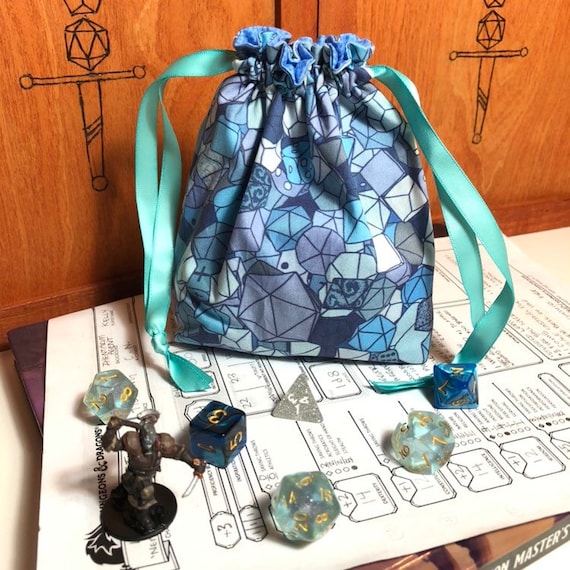 Blue Dice Horde Dice Bag dungeons and Dragons D&D RPG - Etsy