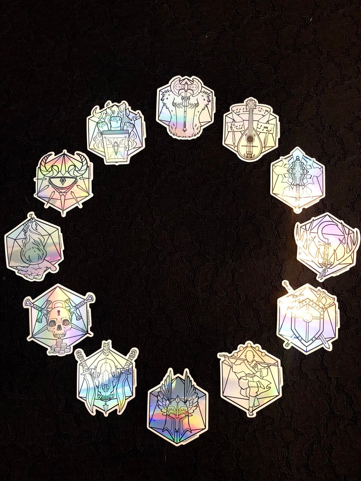 RANGER D&D Class stickers holographic Dnd Dungeons and | Etsy