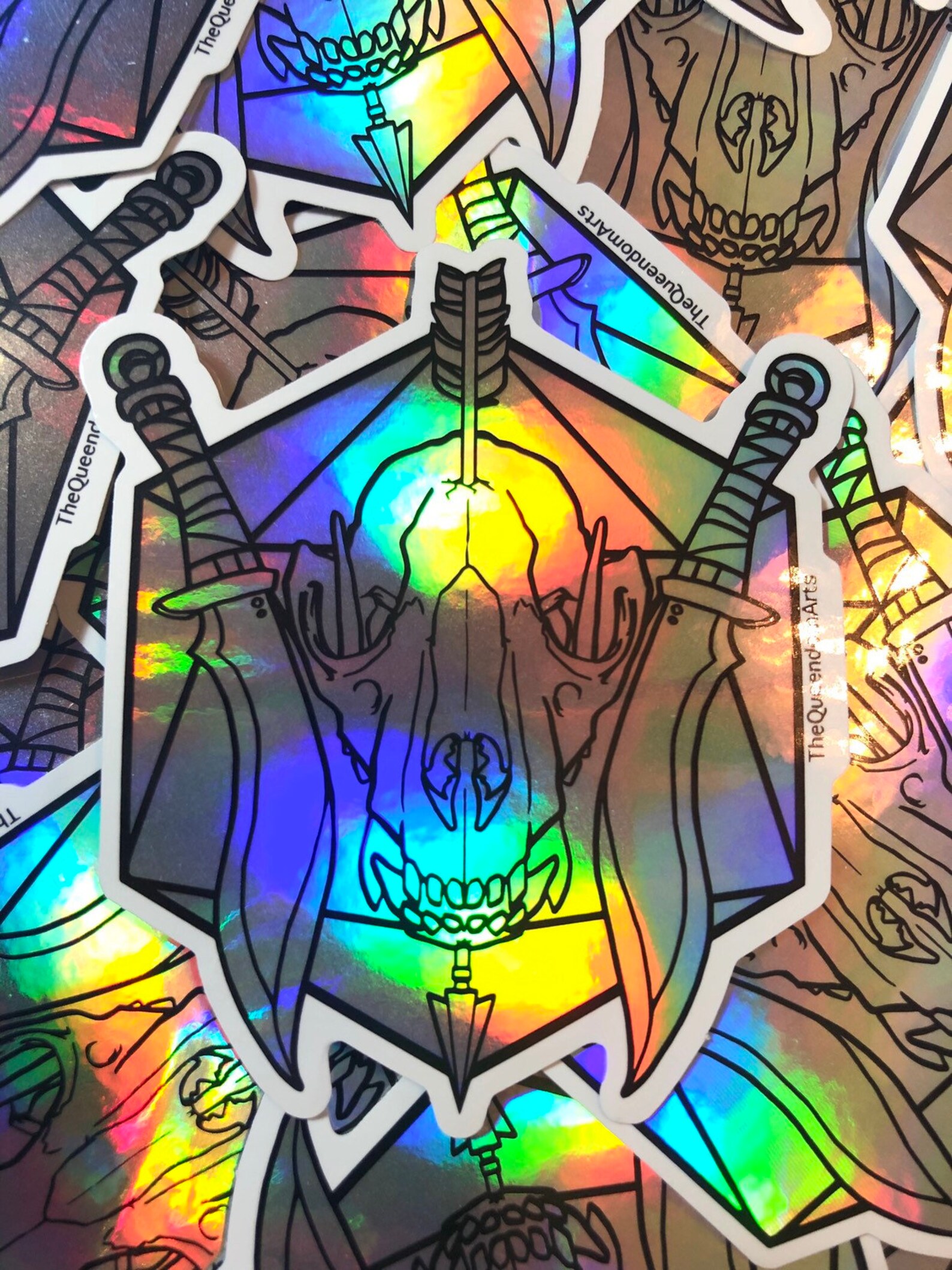CLASS SET of 12 D&D Class Stickers Holographic Dnd - Etsy