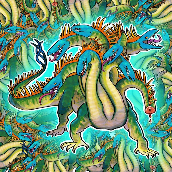 Hydra Stickers - Etsy