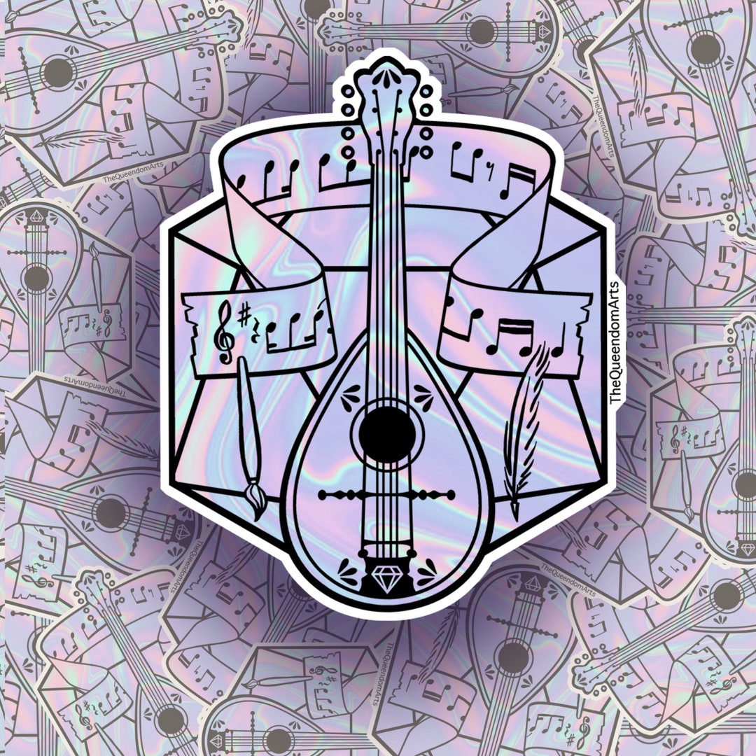 BARD D&D Class Stickers, Holographic, Dnd, Dungeons and Dragons, RPG ...