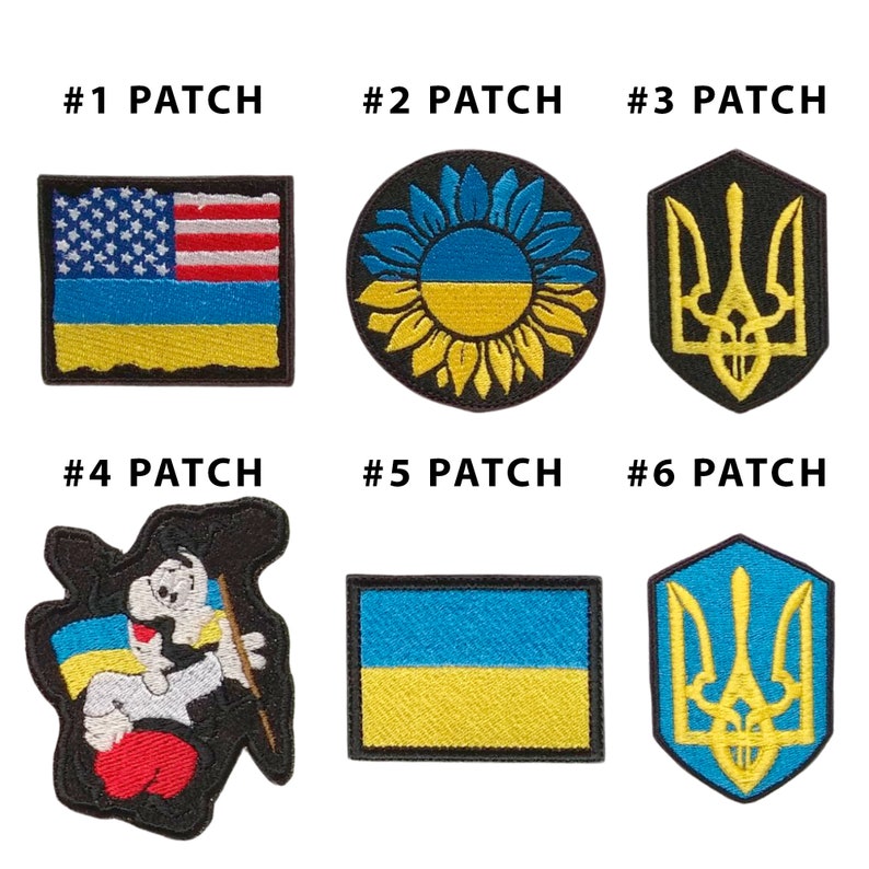 Custom Embroidered Ukrainian Patches - Etsy