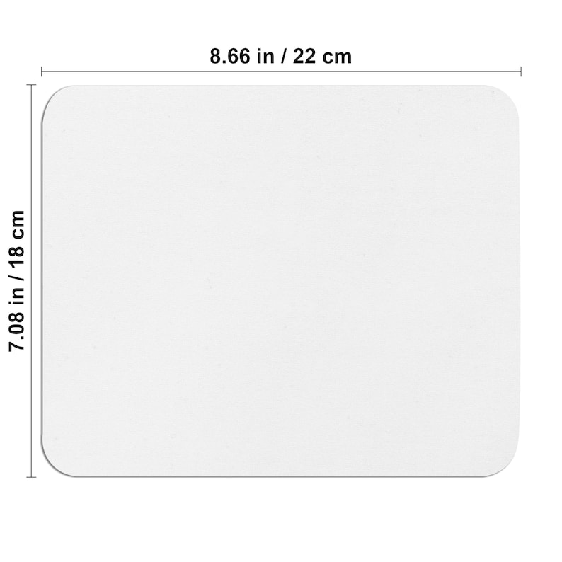 Custom Print Mouse Pad Cute Highland Cow Rectangular Style Anti-slip ...