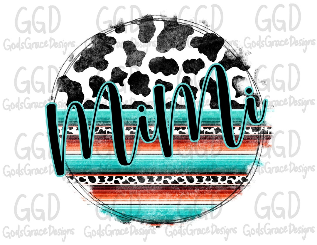 Western Mimi Sublimation Download - PNG - Digital Art - Hand Drawn Art ...
