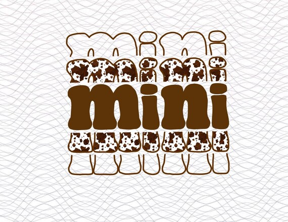 Mini Cow Hide Sublimation Download PNG Digital Art Hand - Etsy