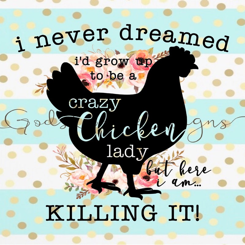 Crazy Chicken Svg - Etsy