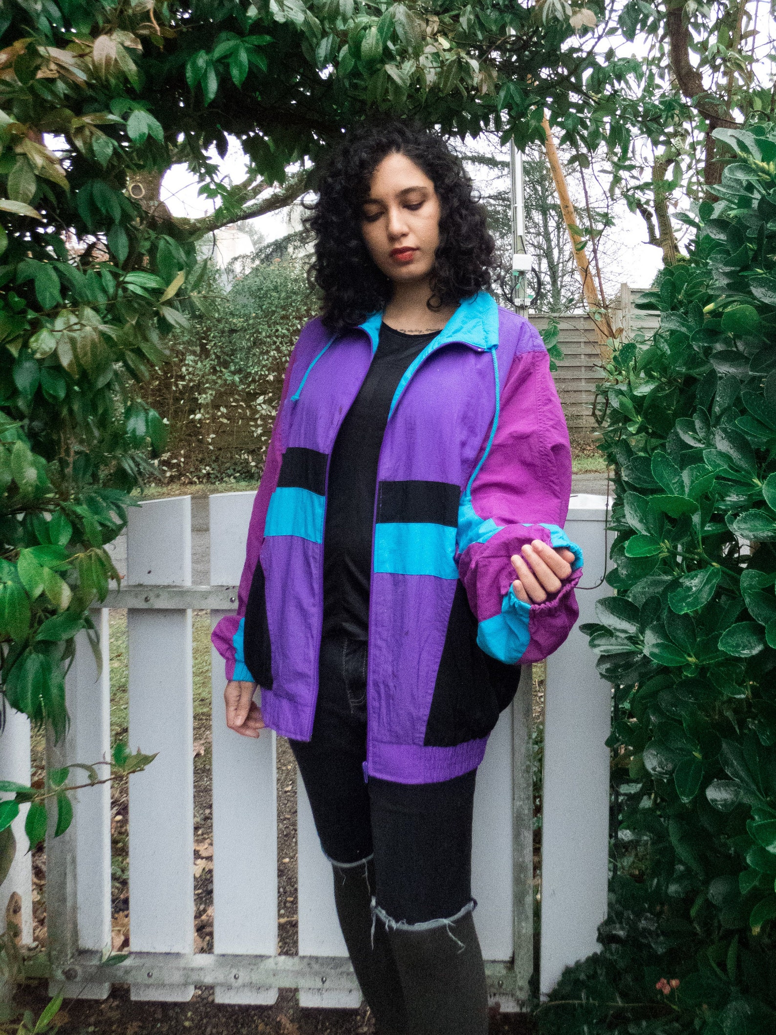 Vintage 80s-90s Colourful Sports/ Track Jacket Vintage Sports Jacket ...