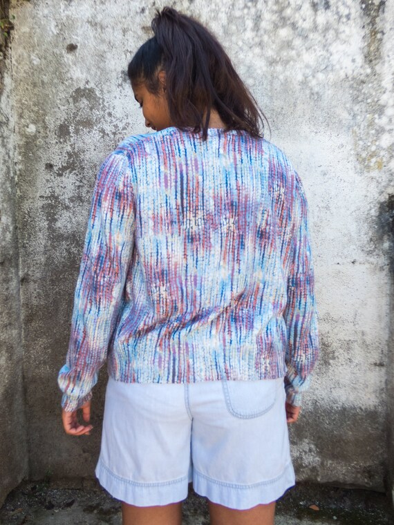 90s Nostalgia Vintage Pastel Powder Blue and Purple A… - Gem