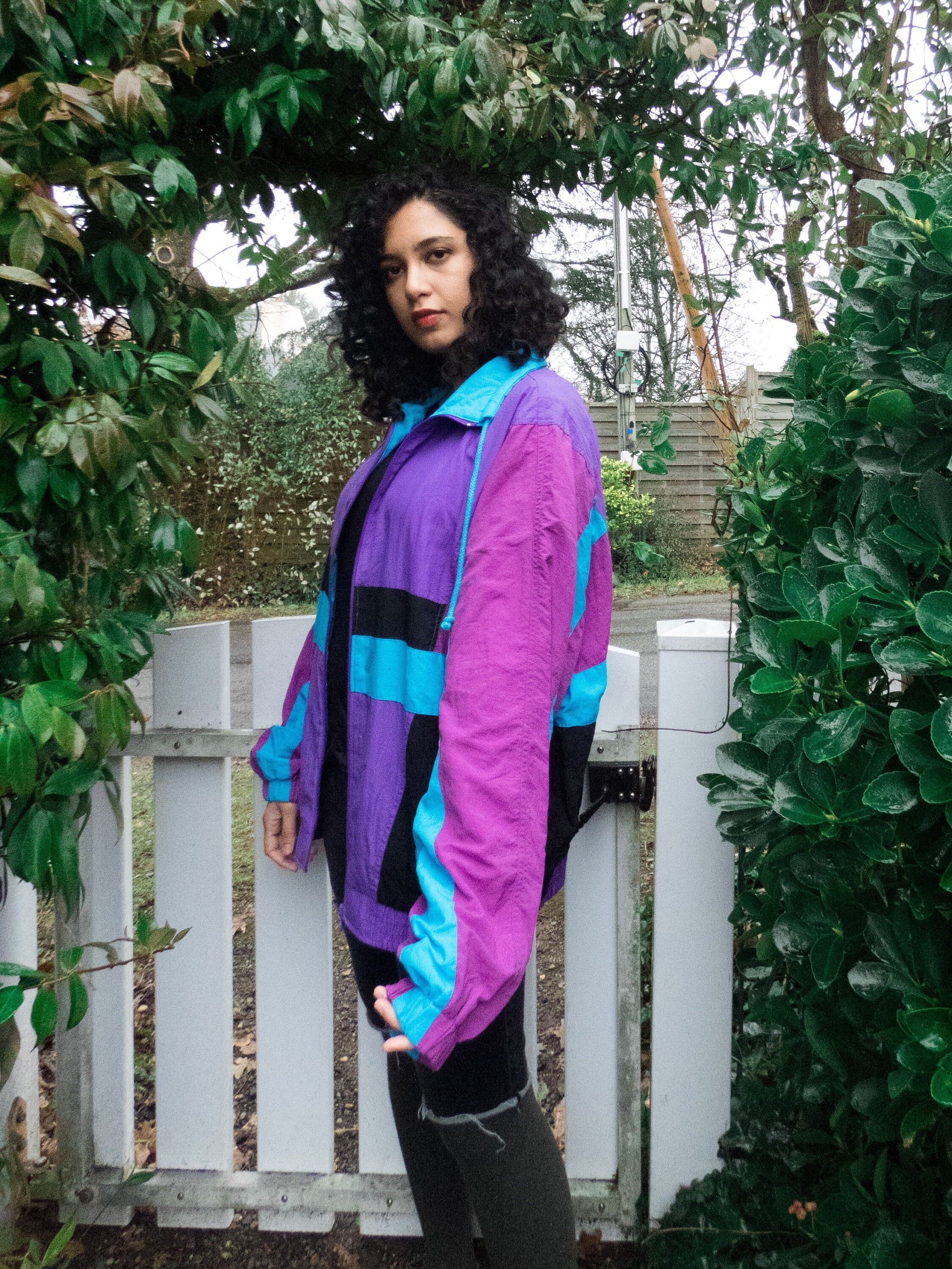 Vintage 80s-90s Colourful Sports/ Track Jacket Vintage Sports Jacket ...
