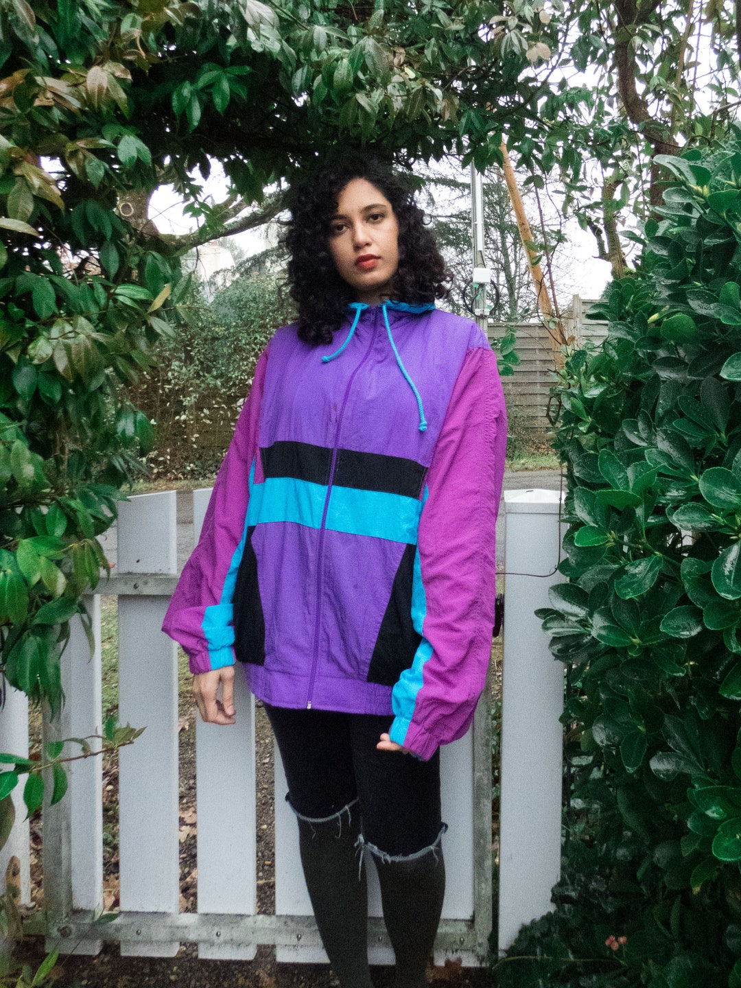 Vintage 80s-90s Colourful Sports/ Track Jacket Vintage Sports Jacket ...