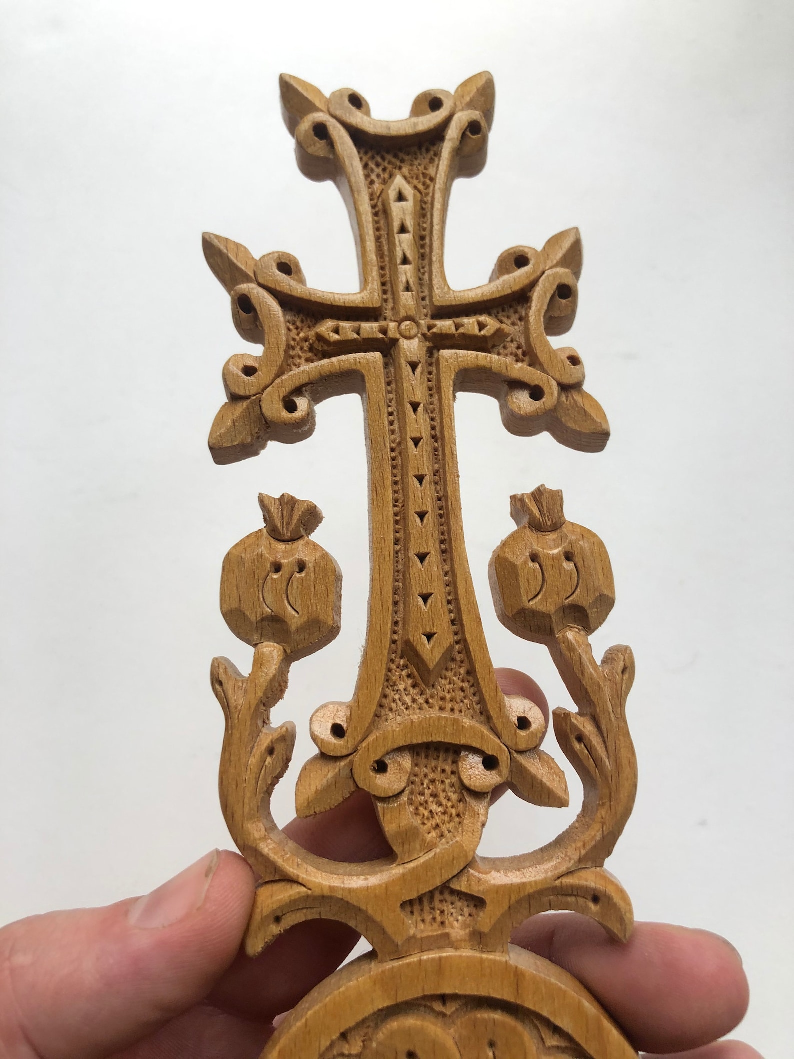 Armenian Cross Walnut Wooden KHACHKAR Cross for Desk - Etsy