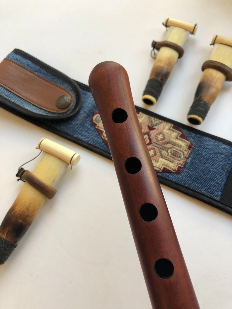 Armenian Professional Duduk, Key A Duduk, 4 Reeds , National Jeans Case ...