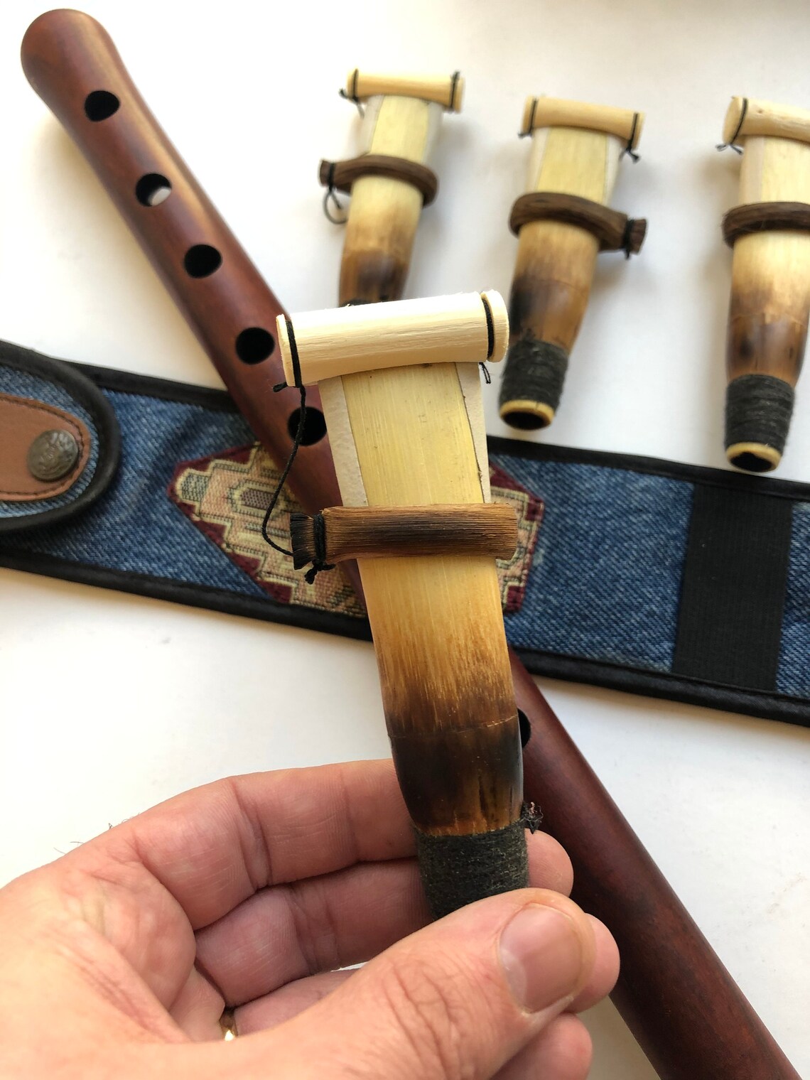 Armenian Professional Duduk, Key A Duduk, 4 Reeds , National Jeans Case ...