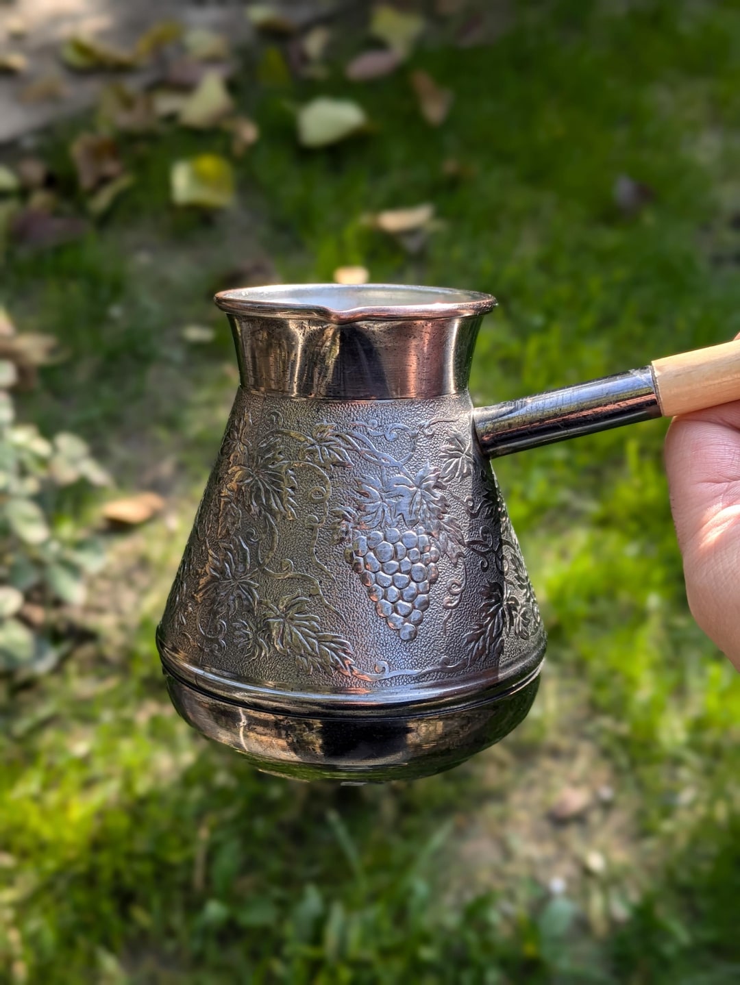 Armenian Jazzve, Copper Coffee Pot Maker, Jazzve, Cezve Ibrik, Jezve ...