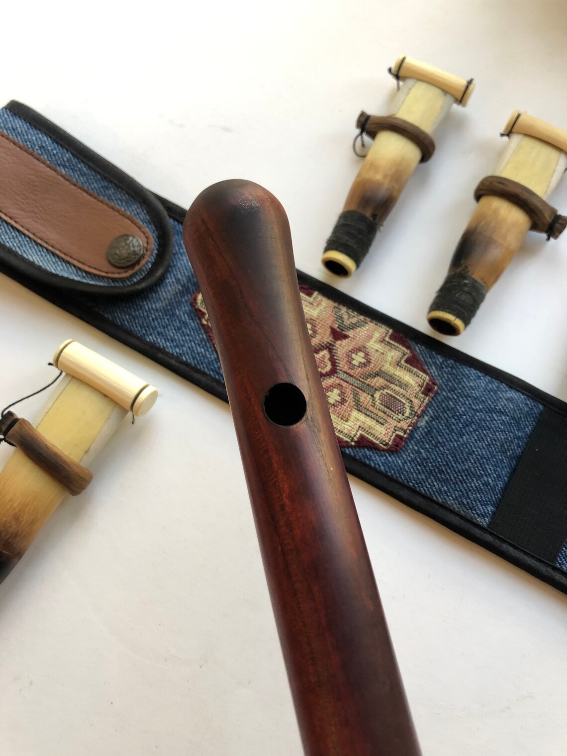 Armenian Professional Duduk, Key A Duduk, 4 Reeds , National Jeans Case ...