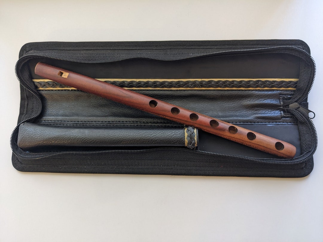 Professional Flute Apricot Wood Leather Case Classical - Etsy