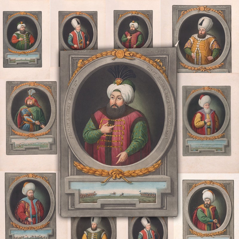 Ottoman Miniature - Etsy