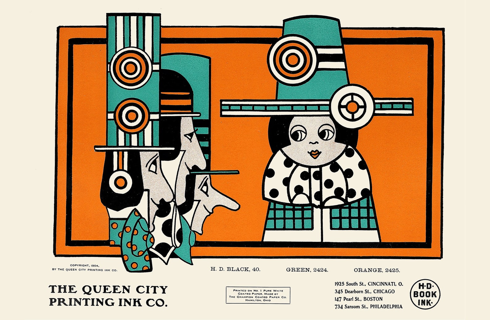 30+ Augustus Jansson’s Adverts for Queen City Ink 1890-1913 ...