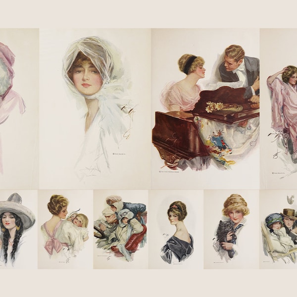 Harrison Fisher - Etsy