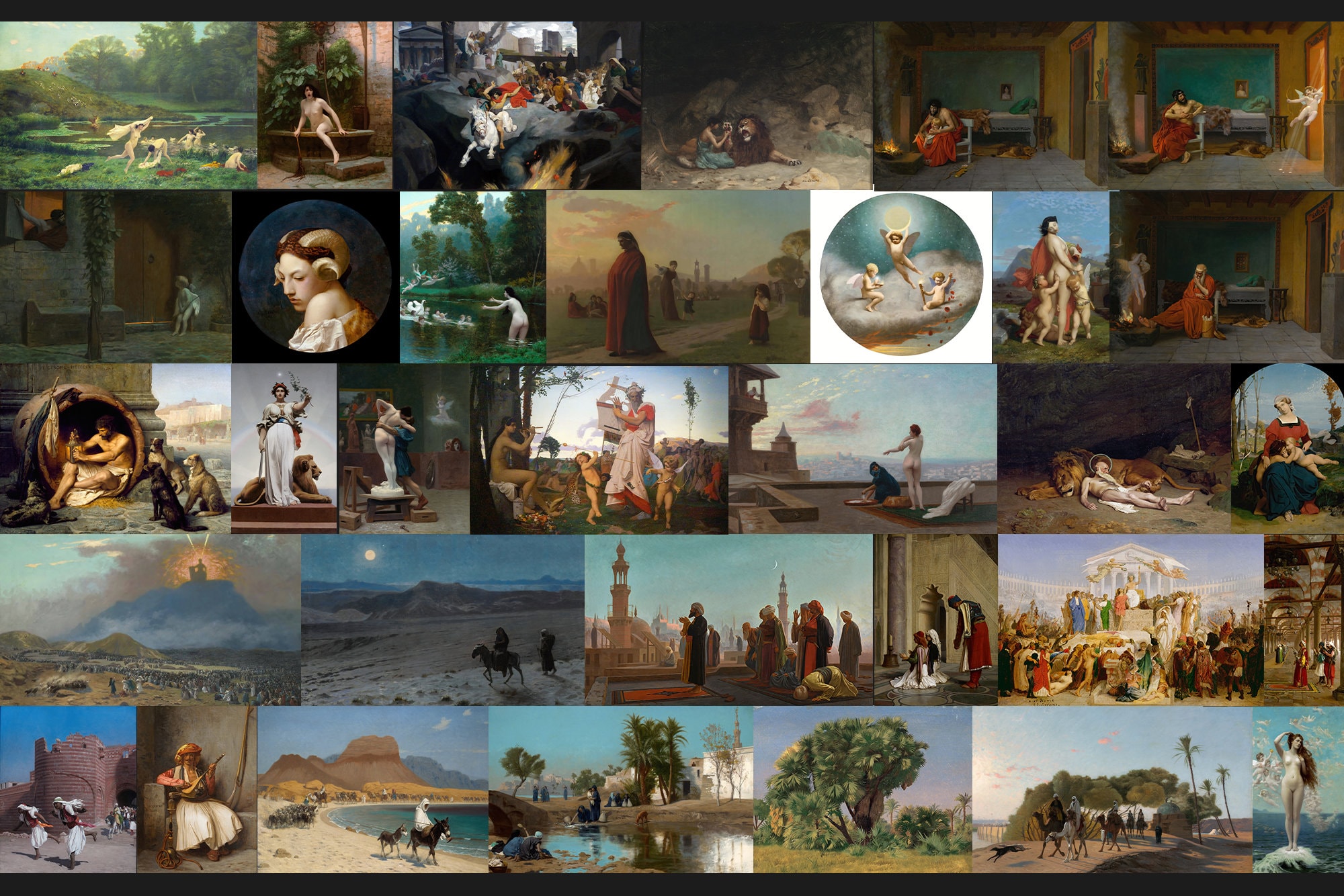 170 Jean-léon Gérôme HQ Printable Paintings POC Nude Women - Etsy