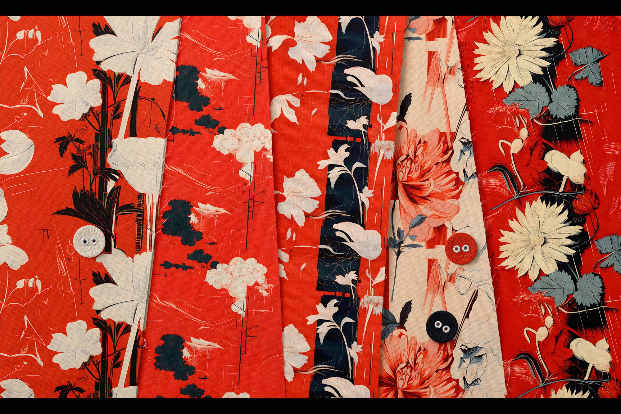 Redness of Red 40 Seamless Patterns Printable Unique - Etsy