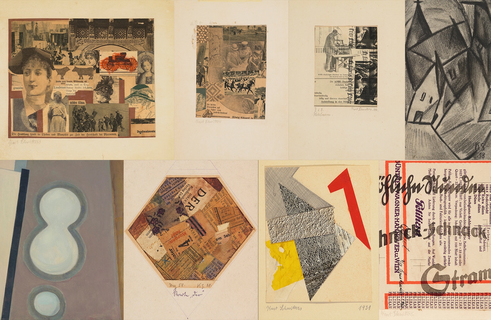 70 Kurt Schwitters HQ Printable Vintage Typography Collage Art Posters ...