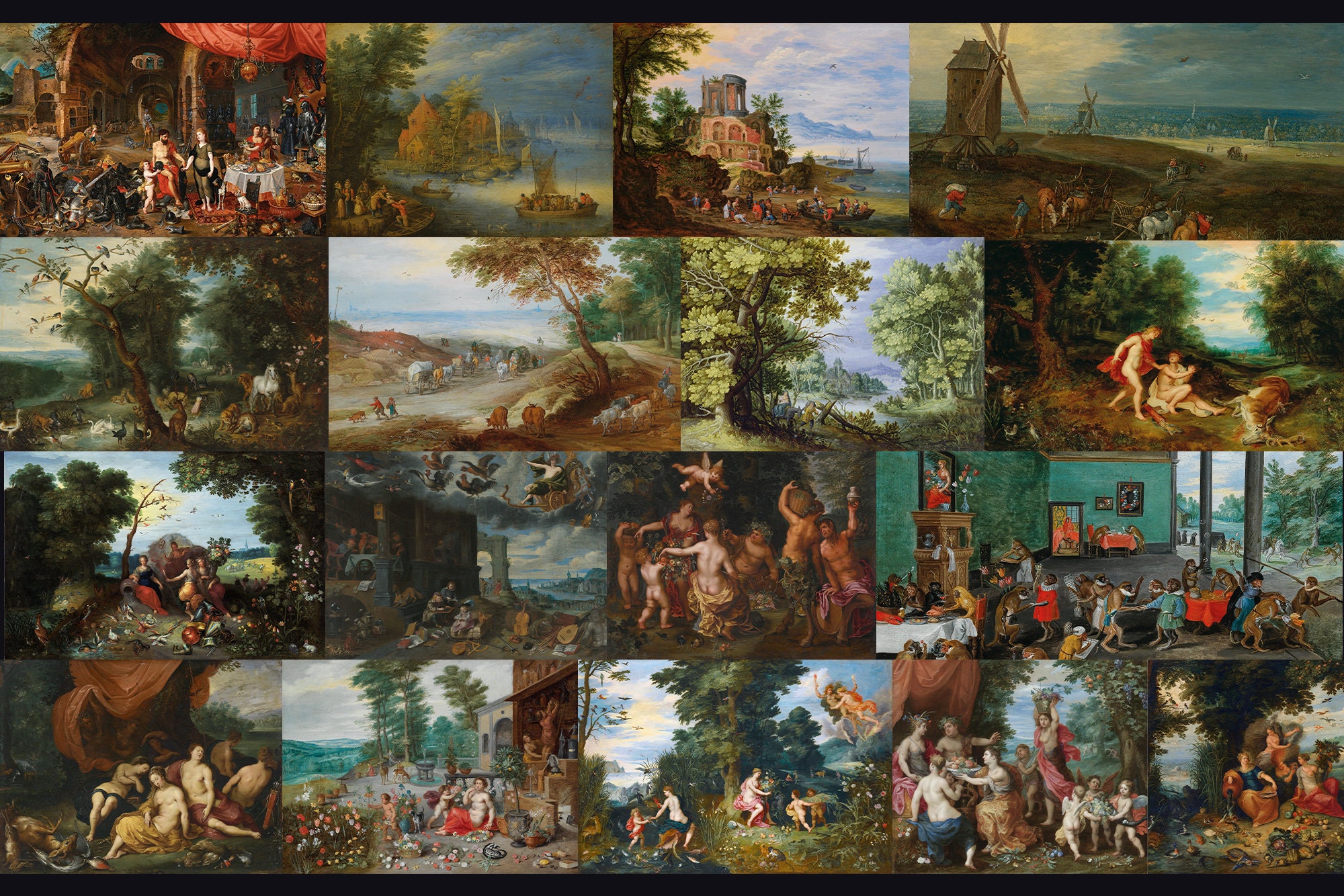 40+ Jan Brueghel the Younger Allegory HQ Printable Paintings Women ...