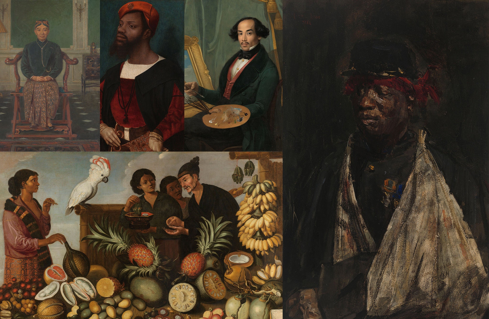 African Paintings HQ Printable POC Oil Afrikaanse Men Women Children ...