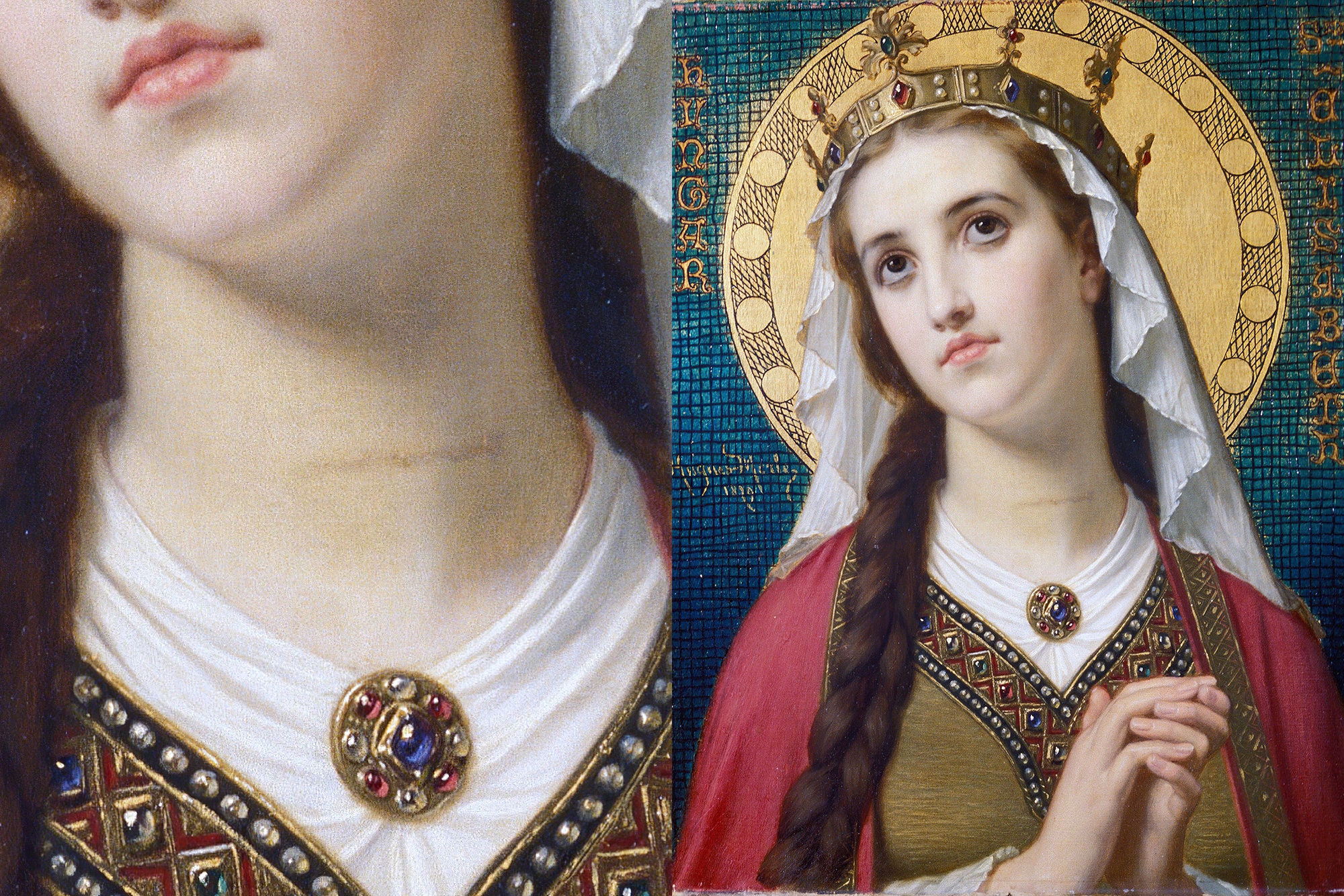 27 Hugues Merle HQ Printable Feminine Paintings Queen Esther - Etsy