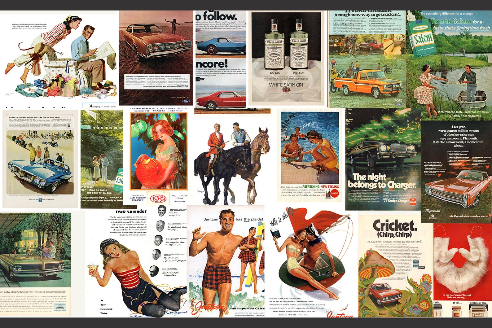 200+ Vintage American Ads Printable Retro Ephemera Posters ...