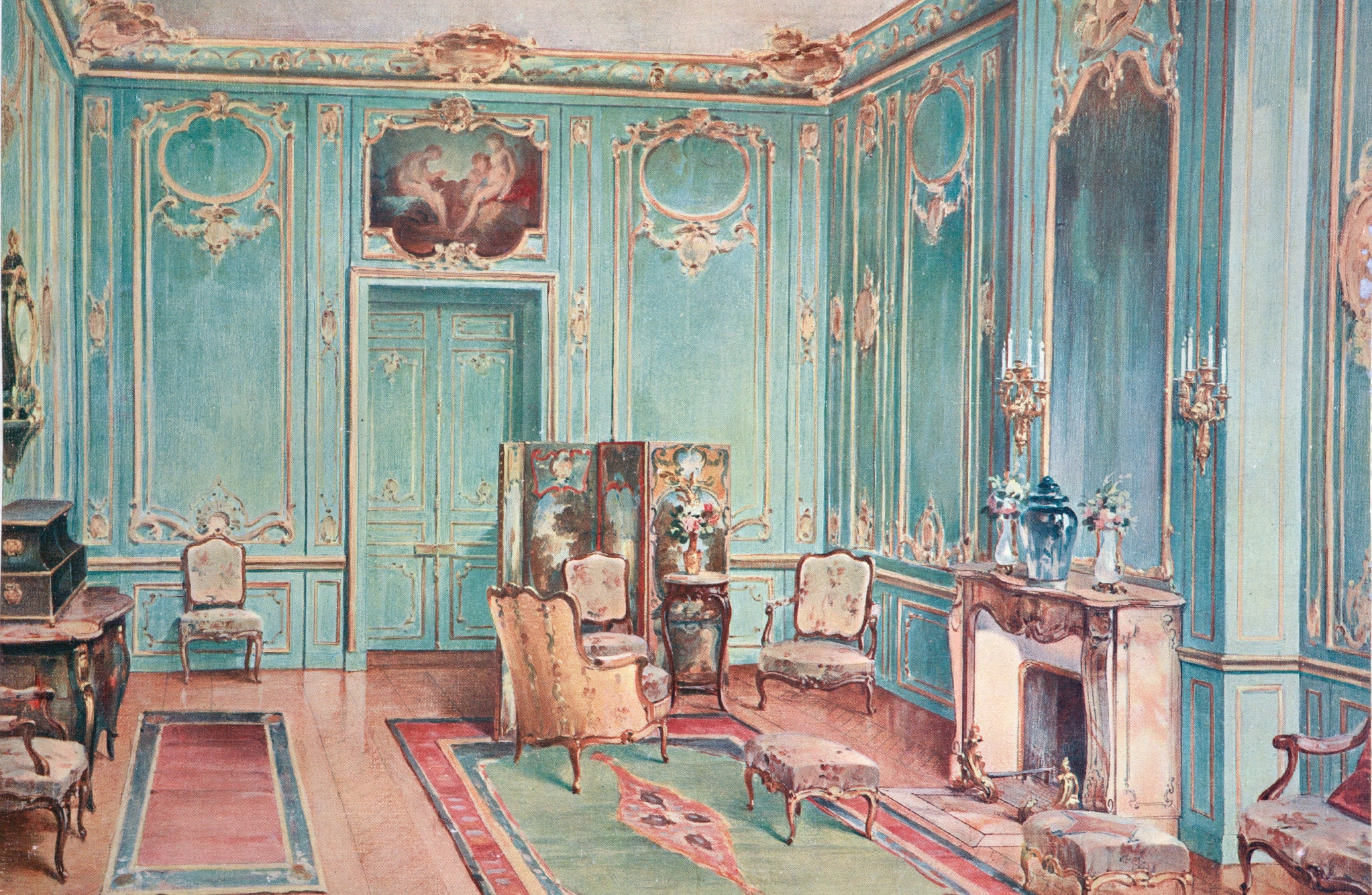 50 Georges Rémon 1889-1963 HQ Printable Illustrations Coquette Room ...