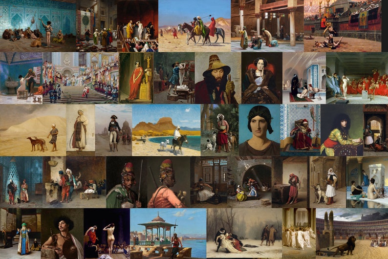 170 Jean-léon Gérôme HQ Printable Paintings POC Nude Women - Etsy