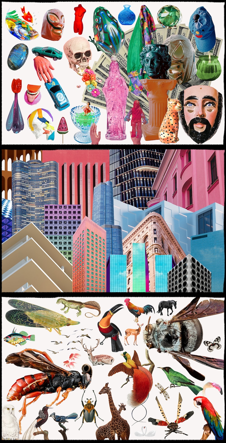 1900 Ultimate Collage Art Elements. Graphic Design Bundle - Etsy