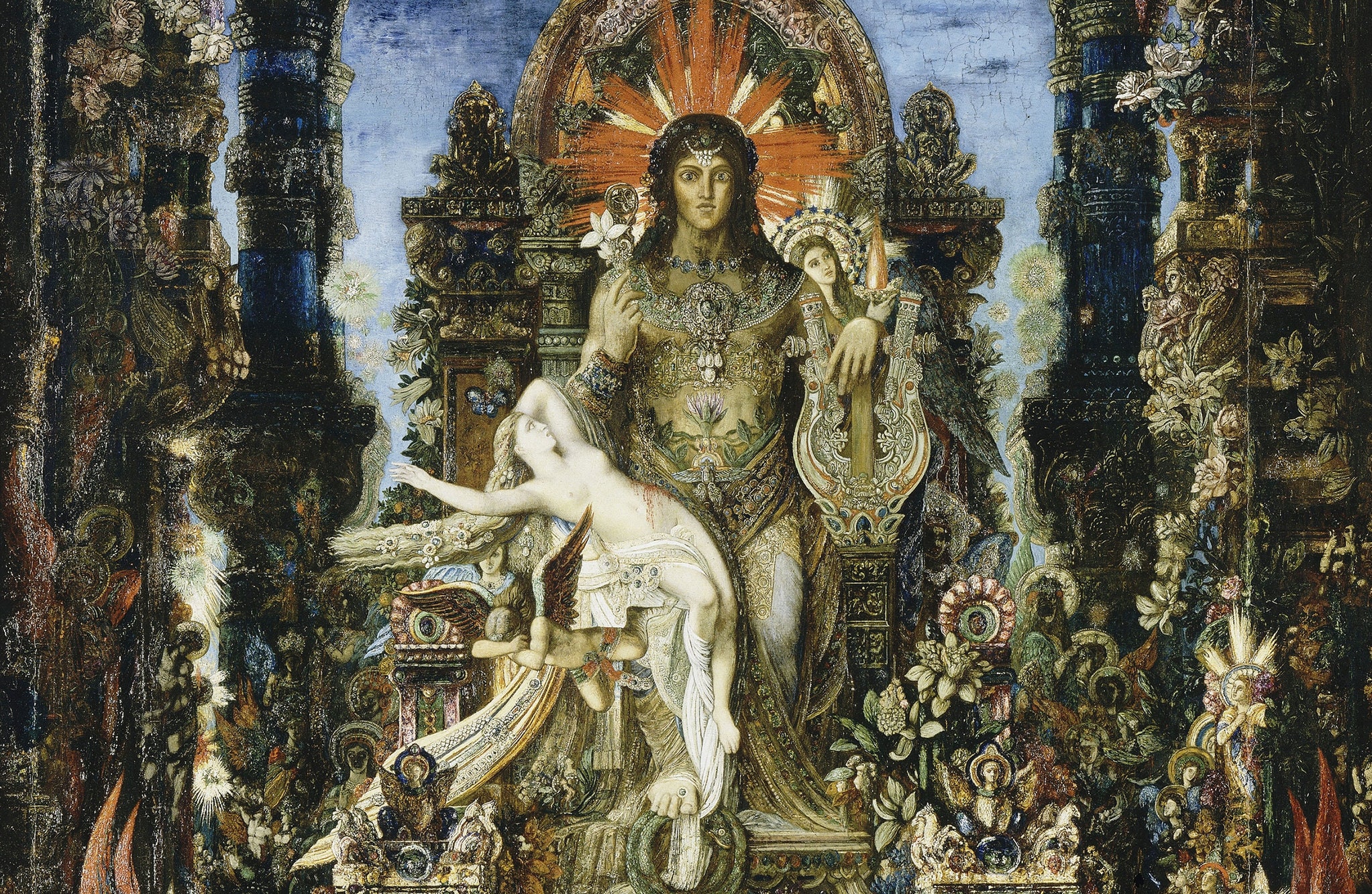 50 Gustave Moreau HQ Goddess Feminin Paintings Jupite/semele Oedipus ...