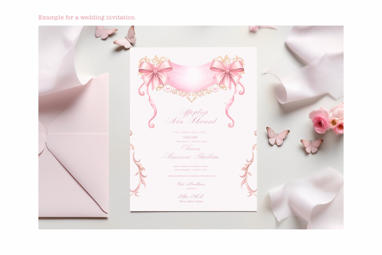 12 Pink Ornate Clipart, Coquette, Watercolors Labels, Soft Pastel Pink ...