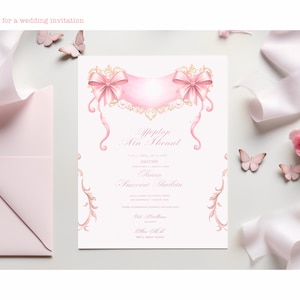 12 Pink Ornate Clipart, Coquette, Watercolors Labels, Soft Pastel Pink ...