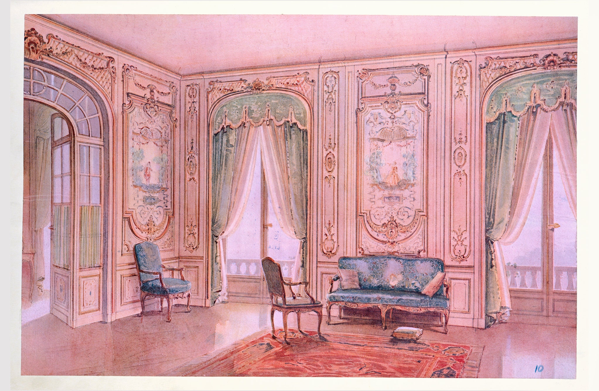 50 Georges Rémon 1889-1963 HQ Printable Illustrations Coquette Room ...