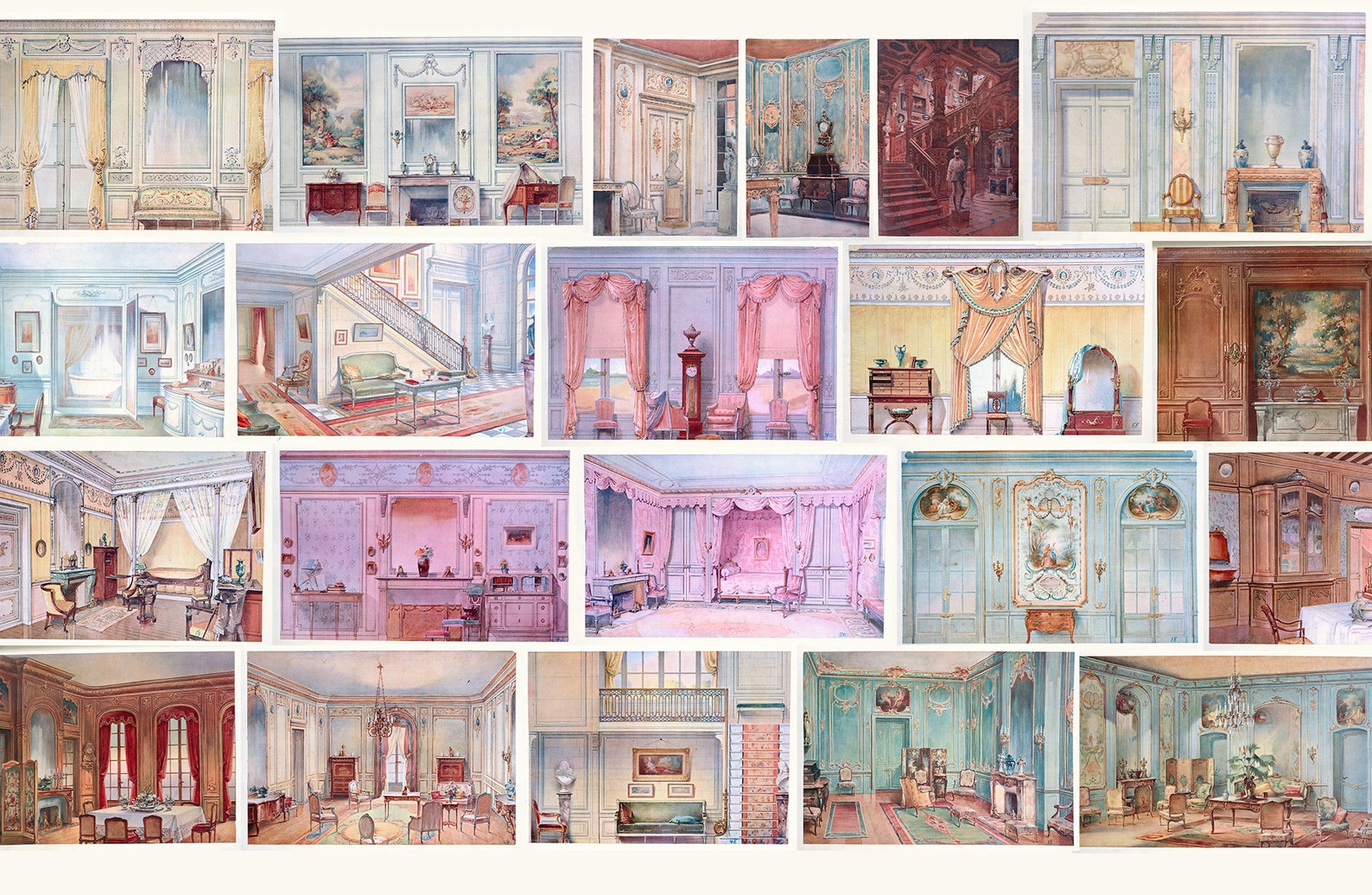 50 Georges Rémon 1889-1963 HQ Printable Illustrations Coquette Room ...