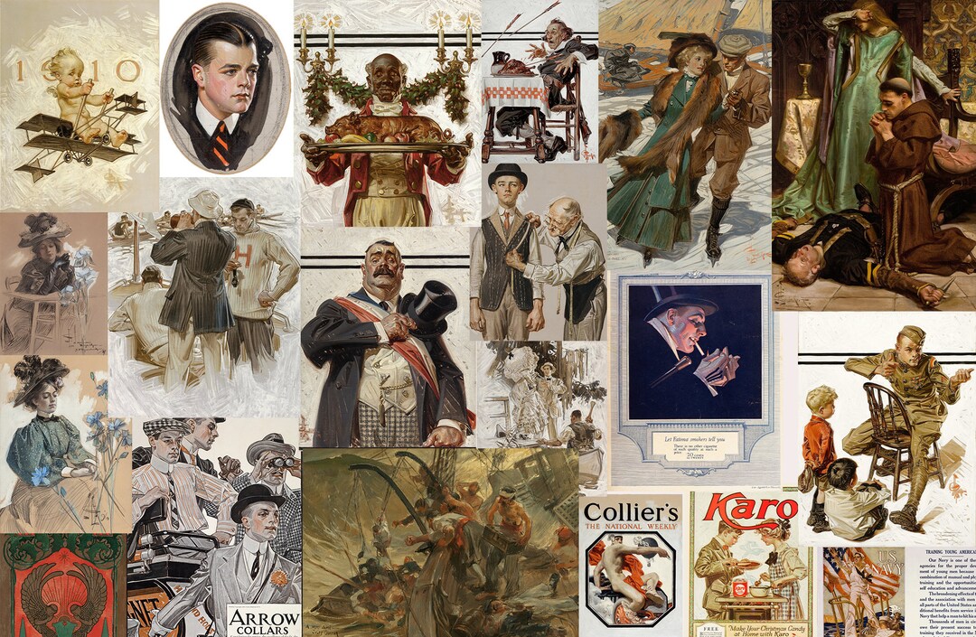 J.C. Leyendecker 58 High Quality Printable Illustrations Classic ...