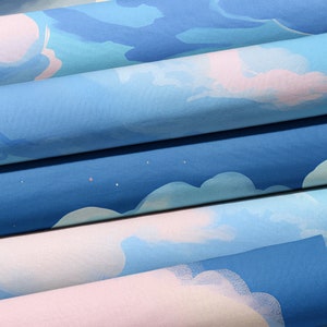 Dreamy Clouds - Seamless Patterns, Watercolor, Perfect Repeat, Fabirc ...