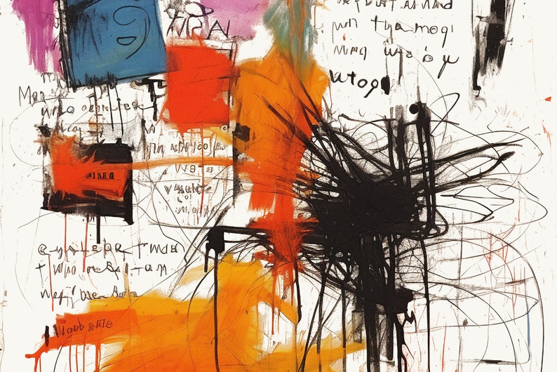 600 Nonconformist Graphic Bundle, Textures, Neo-expressionism, Overlay ...