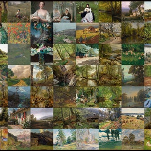 800+ Spring Season Oil Paintings Mega Bundle, HQ Printable Rare Wall ...