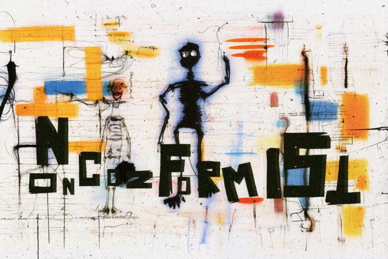 600 Nonconformist Graphic Bundle, Textures, Neo-expressionism, Overlay ...