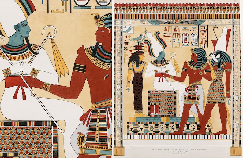 150+ Ancient Egyptian Illustrations HQ Giovanni Battista Belzoni Émile ...