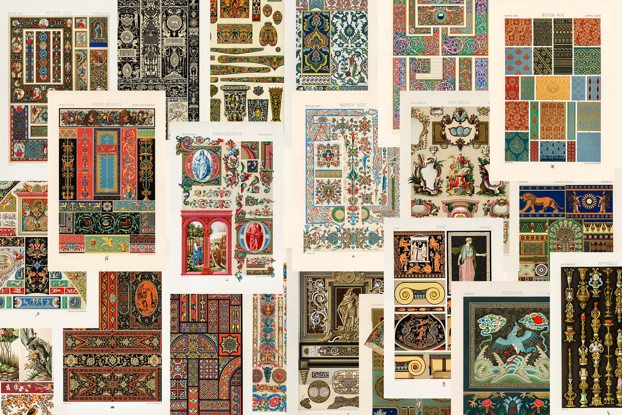 Albert Racinet HQ Pattern Illustrations, L'ornement Polychrome ...