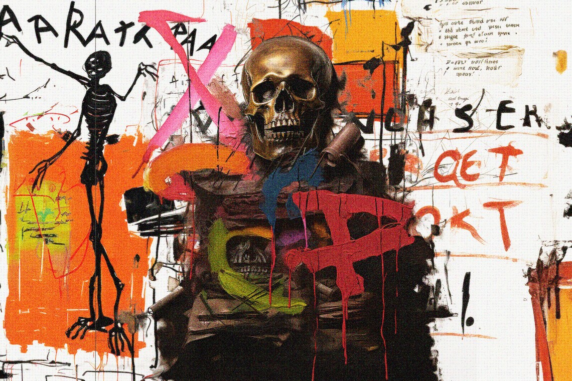 600 Nonconformist Graphic Bundle, Textures, Neo-expressionism, Overlay ...