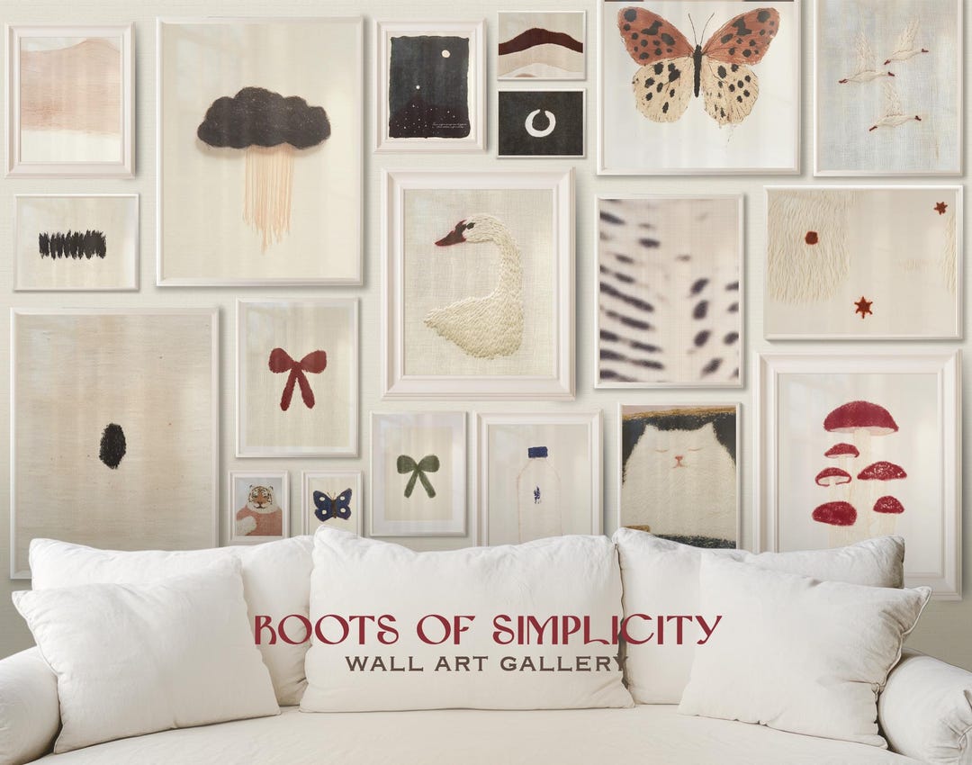 460+ Roots of Simplicity Gallery, Wall Art Bundle, Minimal Wall Art ...