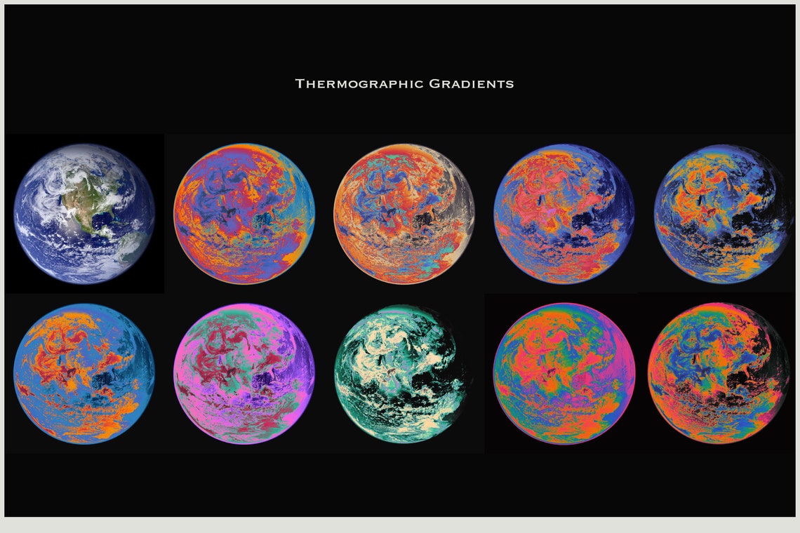 Retro Gradient Maps 200 - Etsy